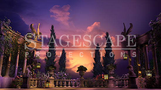 Cursed Garden Vista – Stagescape Projections