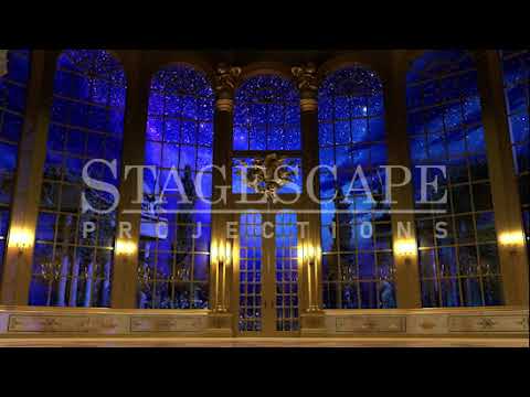 Elegant Ballroom Vista Animated | Beauty and the Beast | StageScape ...